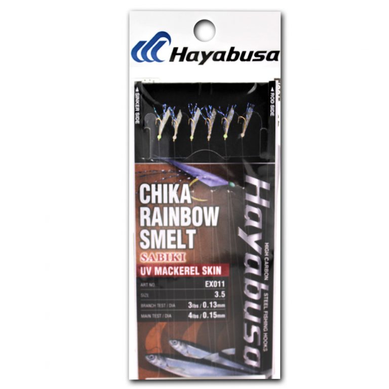 Sabiki® EX011 - Chika Rainbow Smelt - Hayabusa Fishing USA